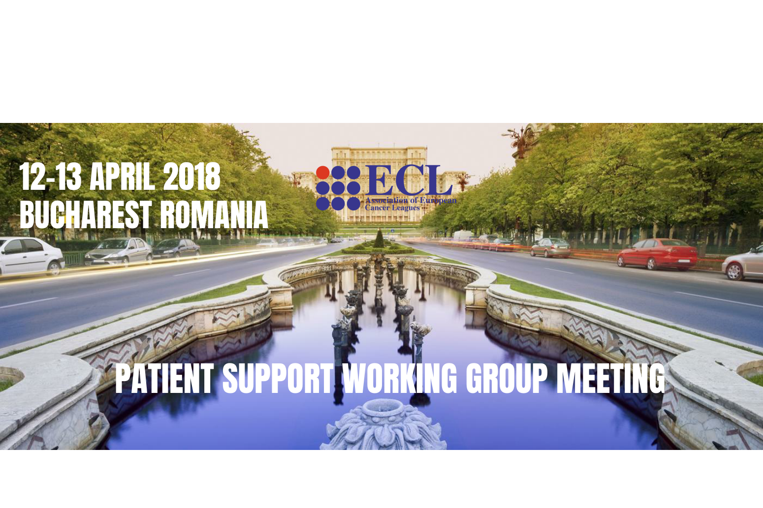 PSWG Bucharest Banner v1 | Association of European Cancer Leagues - ECL